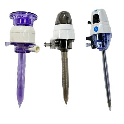 Cina Laparoscopy Thoracic Trocars Instruments Disposable Bladeless Trocar Catheter Surgical in vendita