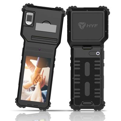 Cina FAP10 stampante termica del dispositivo 4G Bluetooth dell'impronta digitale del lettore di codici a barre biometrico mobile della compressa in vendita