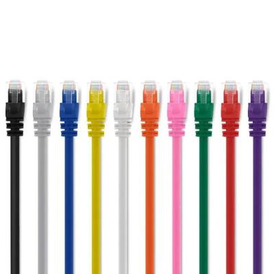 China High quality Network accessories patch cable CAT5E UTP patch cord cable ethernet use bare copper core for sale