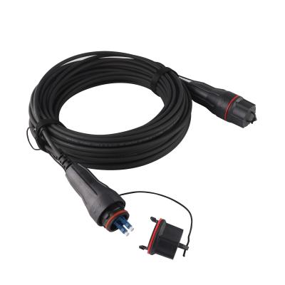 China Compatible Fullaxs IP67 Waterproof Optical LC to LC FTTA Patch Cord for sale