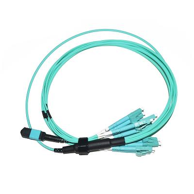 China MPO to LC Breakout Harnesses Cable MPO to LC Cable Fanout MPO-LC Patch Cord for sale