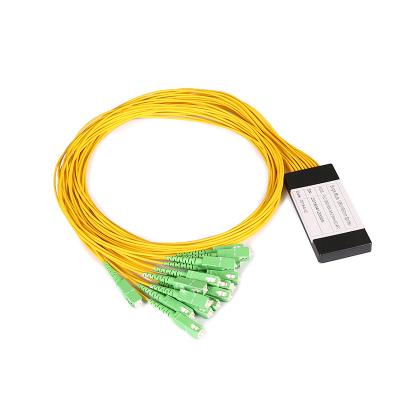 China 2.0mm ABS Module Optical Splitter 1x16 ABS Box PLC Splitter 1M SC/APC for sale