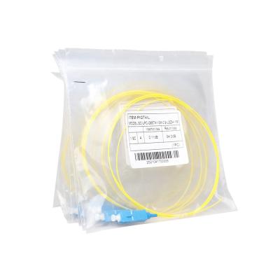 China 0.9mm Simplex Fiber Optic Pigtail 1M SC Pigtail Singlemode Fiber SC/UPC Pigtail for sale