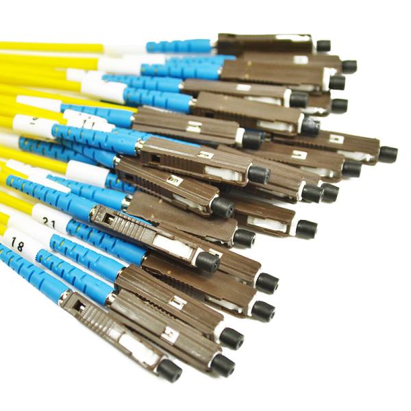 24 Fiber G657A1 pre-terminated MU to LC optical Patch Cord