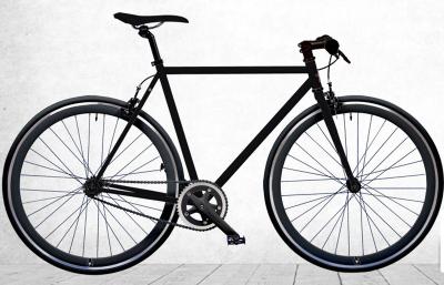 China All Black Fixed Gear Single Speed Bikes Alloy Frame Bicycle With CE Certification for sale