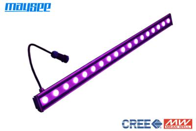 중국 양극 처리 된 알루미늄 에너지 절약 RGB LED 벽 세탁기 조명기구 높은 밝기 판매용