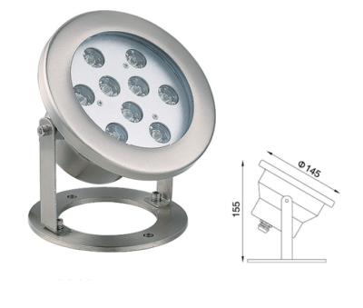 중국 연못에서 템퍼드 글라스 DC24V RGB LED 스폿 라이트 야외 작업 판매용