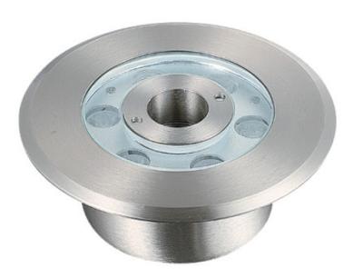 China Small 6W LED Fountain Light Middle Hole Diameter 25mm With Stainless Steel Material for sale