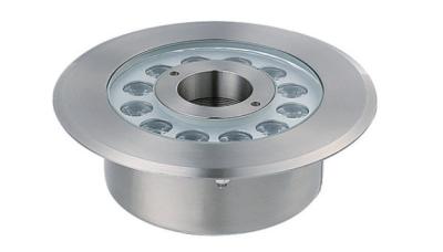 China 12W Waterproof Fountain Lights With Middle Hole Diameter 42mm Stainless Steel Housing for sale