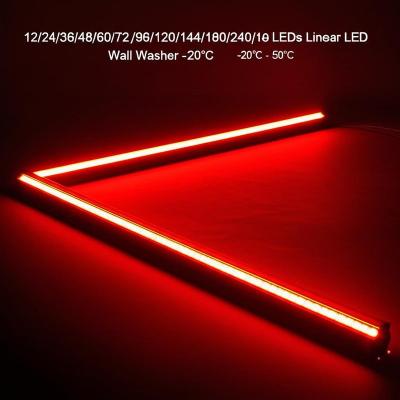 China 12/24/36/48/60/72/96/120/144/180/240 LEDs Linear LED Wall Washer -20°C- 50°C with R Light Color for sale
