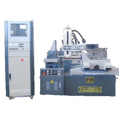 China High Speed Cnc Wire Edm Machine Dk7740 With PLC Motor & Bearing Precision 0.015mm 2.5m Surface Roughness for sale
