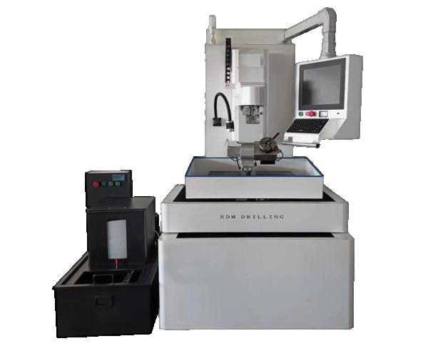 Quality 1320mm Main Shaft Height Three Axis CNC Spark EDM Drilling Machine with Deionized Water Dielectric Fluid and High Frequency Pulse Generator for sale