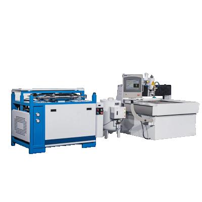 China Professional Mini Bridge Style CNC Water Jet Cutting Machine With 4kW Power 500kg/M² Load Capacity for sale