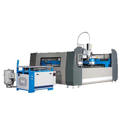 China Bridge Style Water Jet Cutting Machine For Sale AC Servo AC 220V 50Hz/60Hz for sale