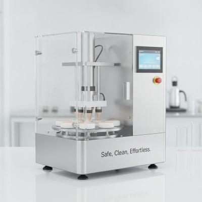 China Ergonomic Rotary CC Cream Filling Machine with Dust-Free Operation and Low Noise (<75dB) for Safe Cosmetic Production for sale
