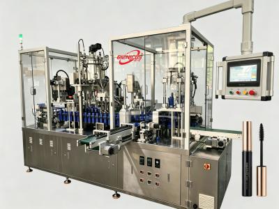 China JQH-02 High Speed Automatic Lipgloss Filling Machine PCS/MIN Servo Piston Filler   Cosmetic Packaging Line for sale
