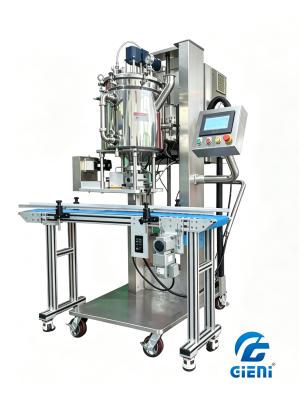 China Multi Mode Programmable Hot Filling Machine with Tank Lift for Cosmetic Products for sale