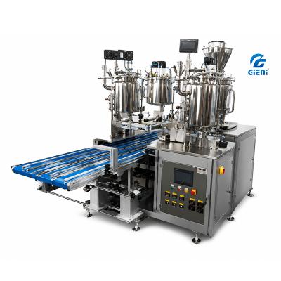 China HFM-1N10L Single Nozzle Hot Filling Machine 10L Tank Electric Heating 304 Stainless Steel for sale