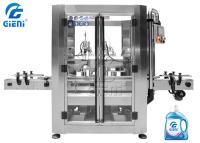 China Linear Liquid 2 Nozzles Movable Cosmetic Filling Machine for sale