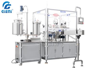 China 7KW Cosmetic Lip Gloss Filling Machine 50Pcs/Min Rotary Type for sale