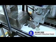 Cosmetic Gear Pump Filling Machine For Lipstick 30-50pcs/Min Single Head