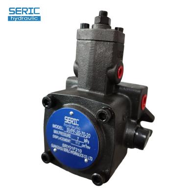 China SVPF-Serie Verstellbare Flügelzellenpumpe Kompakte Größe SVPF-20-70-20 Einstellbare Durchfluss Hydraulik-Flügelzellenpumpe zu verkaufen