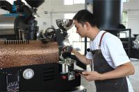 China Precision PKF Semi Hot Air Automatic Coffee Roaster 100-700g 3800kcal for sale