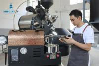 China Precision PKF Automatic Coffee Roaster 100-700g Semi Hot Air Commercial Machine for sale