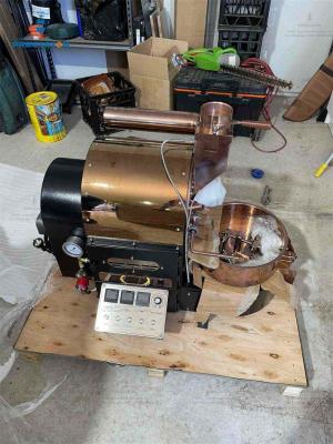 Cina Apparecchiature automatiche per la torrefazione del caffè con tamburo a doppio strato in acciaio inossidabile in vendita