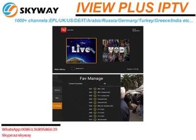 China Hot Selling HD LIVE IPTV including Arabic UK Russian Greece Channels for sale