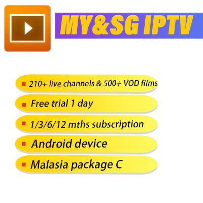 China Malaysia IPTV Subscription Activation for malay singapore indian free trial 1day for sale