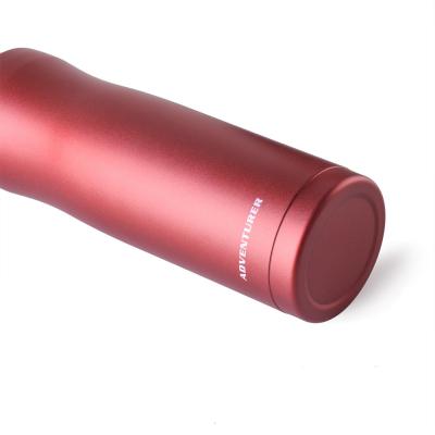 China One Finger Touch Open Portable Sport Bottle With Silicone Drinking Straw à venda