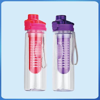 Cina prova della perdita di Infuser della frutta di grande capacità 770ml e bottiglia di plastica della bevanda di Serratura-chiave in vendita