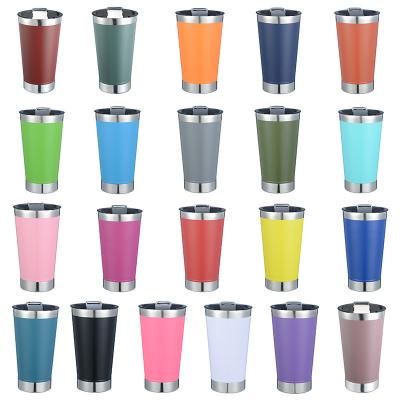 China Custom Logo Double Walled Vacuum Insulated Coffee Mug 10oz 16oz 20oz 30oz à venda
