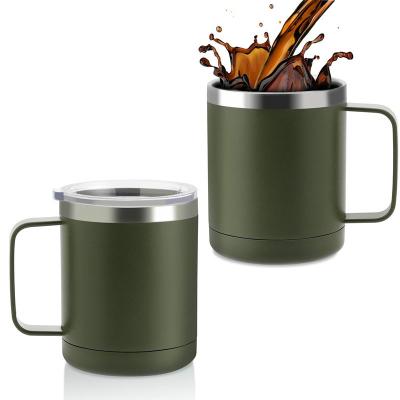 China 12oz Stainless Steel Insulated Coffee Mug With Handle Double Wall à venda