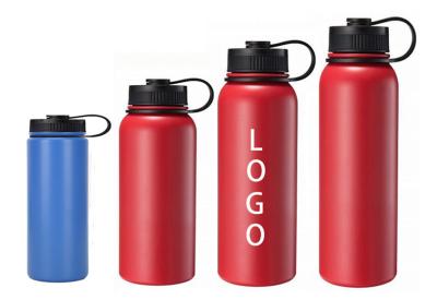 Cina Boccetta di vuoto su misura del termos dell'acciaio inossidabile della parete di Logo Multiple Lid Options Double in vendita