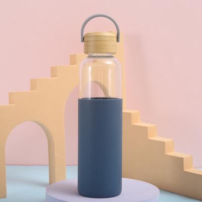 Cina Borosilicate Glass Portable Water Bottles Personalized Stylish Customized in vendita
