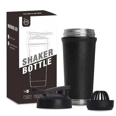 China Custom Logo 800ml Gym Smoothie Protein Blender Shake Sport Bottles à venda