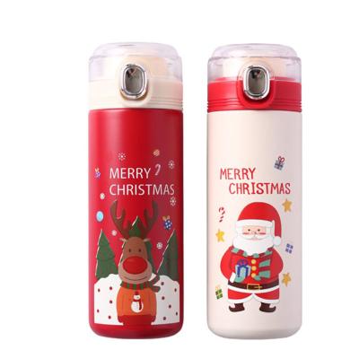 China Christmas Cartoon 304 Stainless Steel Winter Water Bottles 500ml à venda