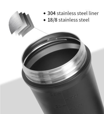 Cina Black Bpa Free Plastic Smoothie Bottle Blender With Handle in vendita