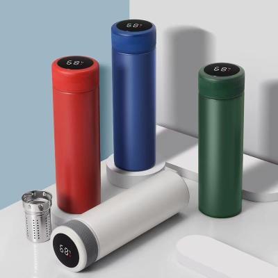 中国 Double Walled Vacuum Insulated Water Bottle With LED Temperature Display 販売のため