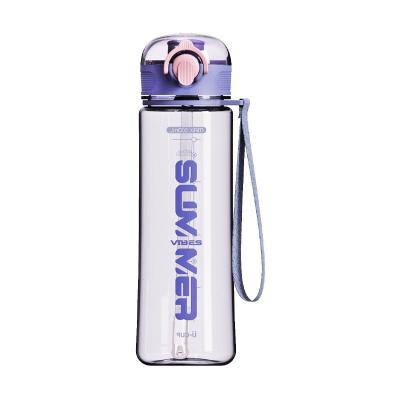 China Garrafas plásticas de ciclagem livres do esporte de IFUN BPA com palha 16oz 500ML à venda