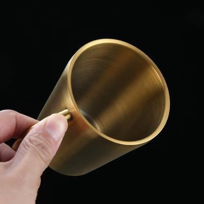 中国 300ml BPAの自由なステンレス鋼のハンドルが付いているコップによって絶縁される金属のコーヒー・マグ 販売のため