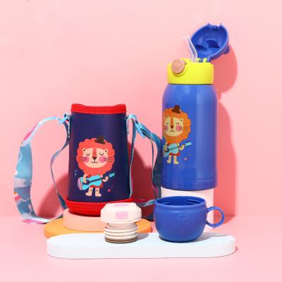 Cina bottiglia di acqua isolata vuoto delle bottiglie di acqua dei bambini di acciaio inossidabile di 15.5oz 500ml in vendita