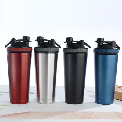 中国 750ml倍の壁SSの絶縁材蛋白質のシェーカーのびんのミキサー 販売のため