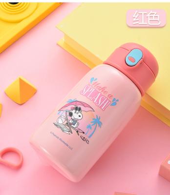 Cina il vuoto 560ml ha isolato le bottiglie di acqua dei bambini di acciaio inossidabile con la paglia di AUTOSPOUT in vendita