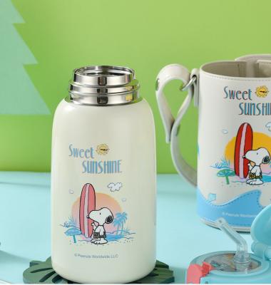 Cina il vuoto 560ml ha isolato le bottiglie di acqua dei bambini di acciaio inossidabile con la paglia di AUTOSPOUT in vendita