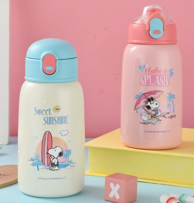 Cina il vuoto 560ml ha isolato le bottiglie di acqua dei bambini di acciaio inossidabile con la paglia di AUTOSPOUT in vendita