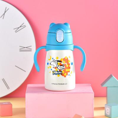 Cina L'OEM 12oz ha isolato l'acciaio inossidabile delle bottiglie di acqua dei bambini con il becco del pulsante in vendita