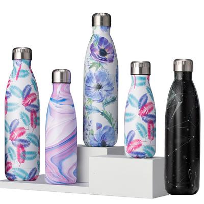 Китай Изолированная двойная бутылка кокса нержавеющей стали 500ml стены сформировала бутылку с водой продается